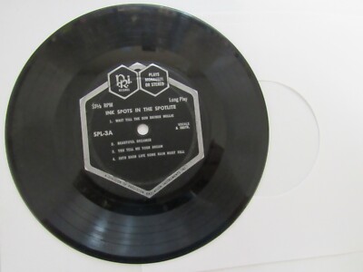 Old 33 RPM 7" Record - P.R.I. SPL-3 - Ink Spots in the Spotlite - 8 ...