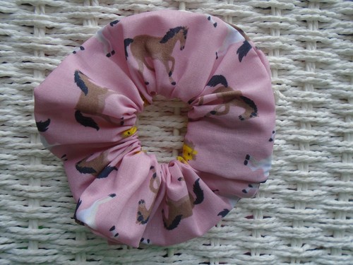 Pink Horse Hair Scrunchie Scrunchies Scrunchy Pony Horses Gift ...
