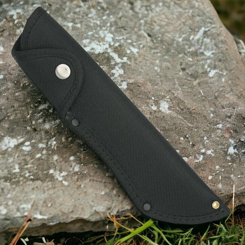 NEW Fixed Blade Knife Sheath Black Nylon Fits 6.25" Blades Sturdy ...