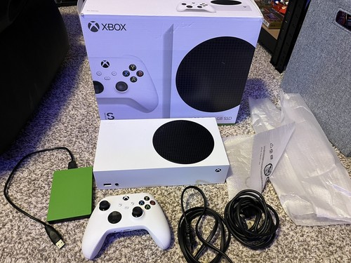 Used Microsoft Xbox Series S 512GB White Console With A External 2TB ...