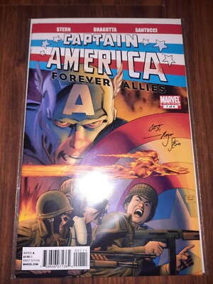 Captain America: Forever Allies #1 Marvel Comics Signed Roger Stern ...