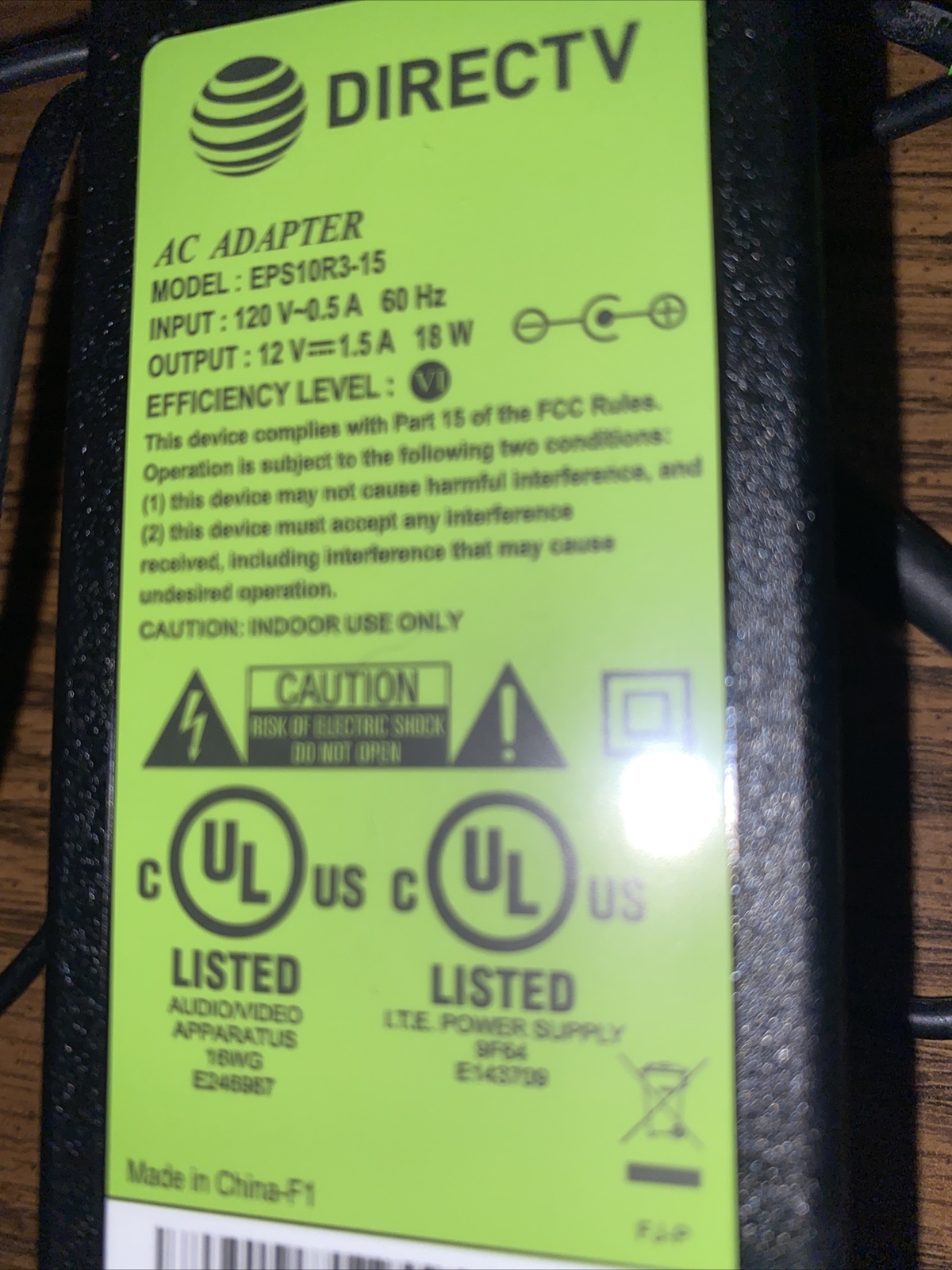 Direct Tv Power Adapter Model EPS44R3-15 | eBay
