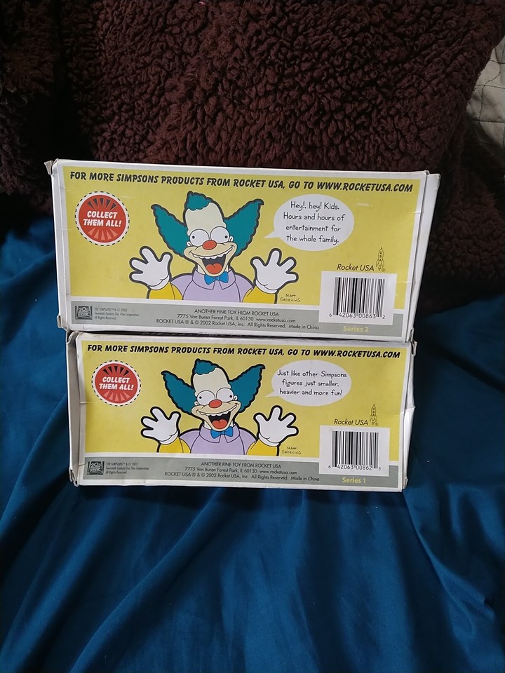 The Simpsons Diecast Metal Collectible Figures 2002 Rocket USA Series 1 ...
