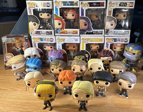 Pop Figure Lot Of 26, 9 Boxed & 17 Loose! | eBay
