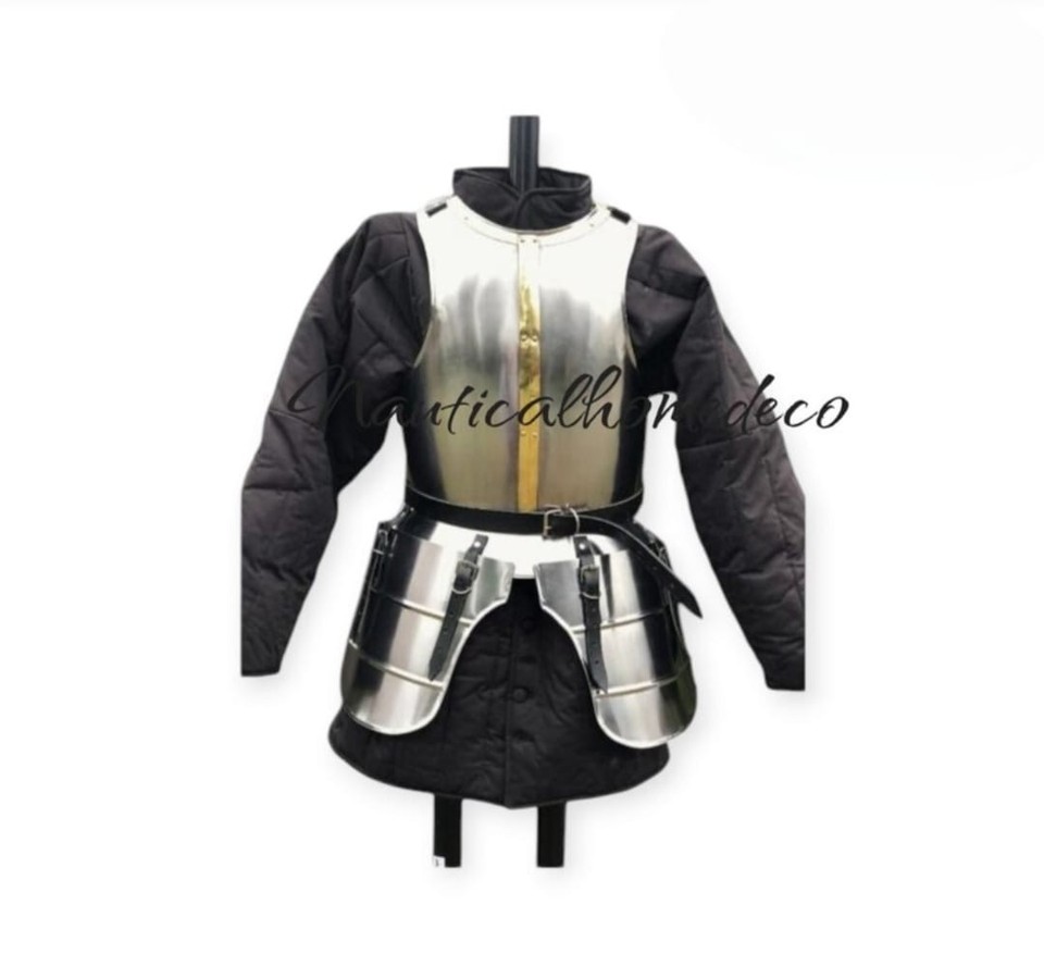 Medieval Knight Armor Chest Plate & Tassets Roman Cuirass Body Armor ...