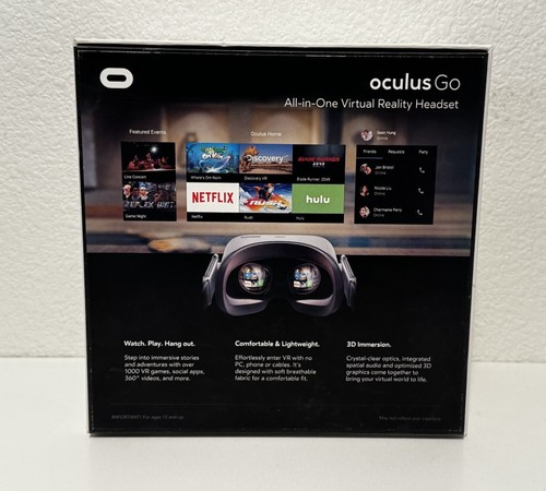 Meta Oculus Go 32GB VR Headset ONLY No Remote W Original Box And ...