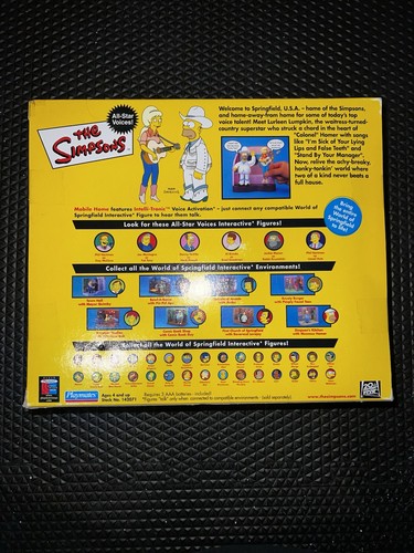 THE SIMPSONS TOYS R US EXCLUSIVE MOBILE HOME SET WITH COL HOMER AND ...
