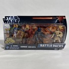 Star Wars BATTLE PACKS GEONOSIS ARENA BATTLE Jango Fett Obi-Wan Kenobi ...