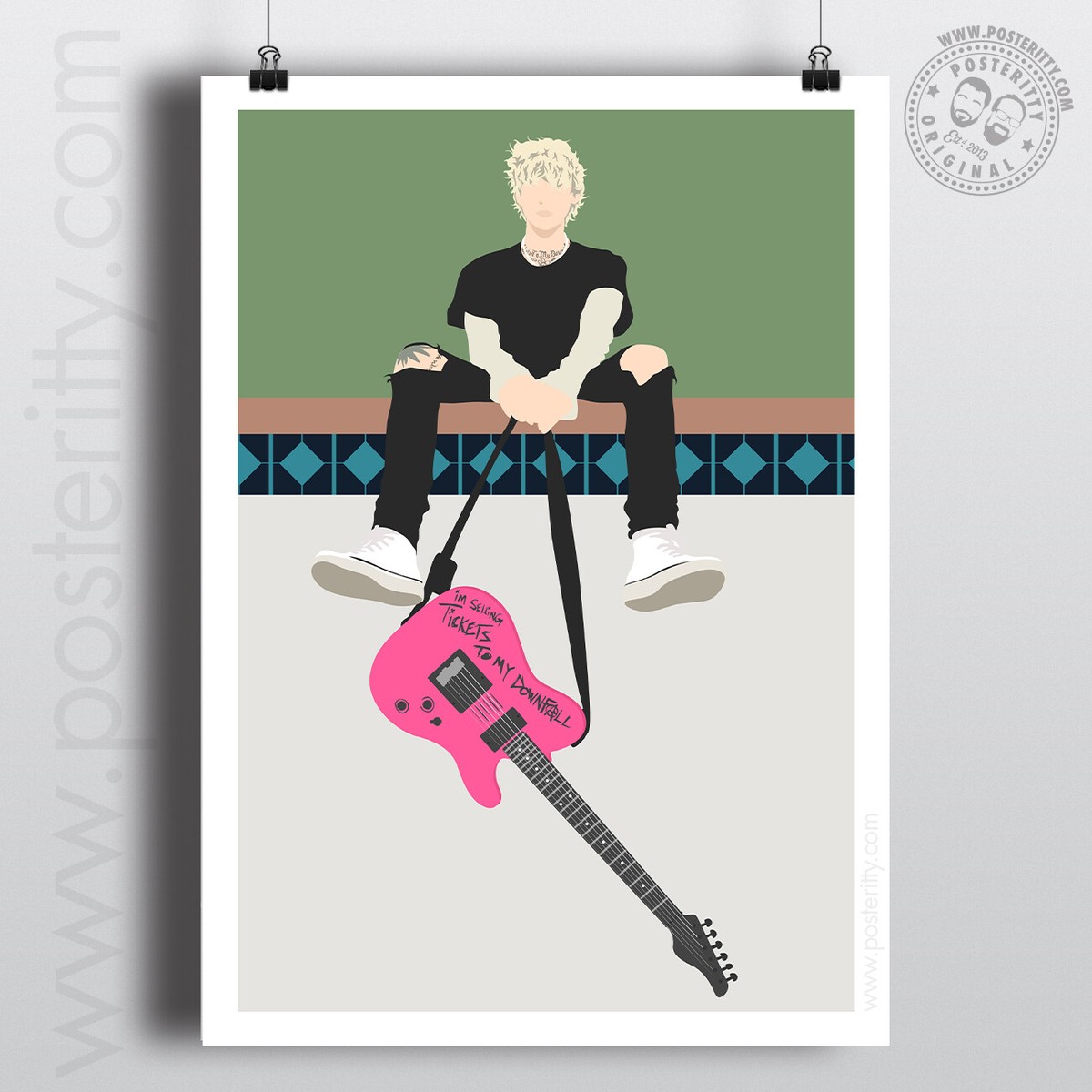 Easy Drawing Machine Gun Kelly