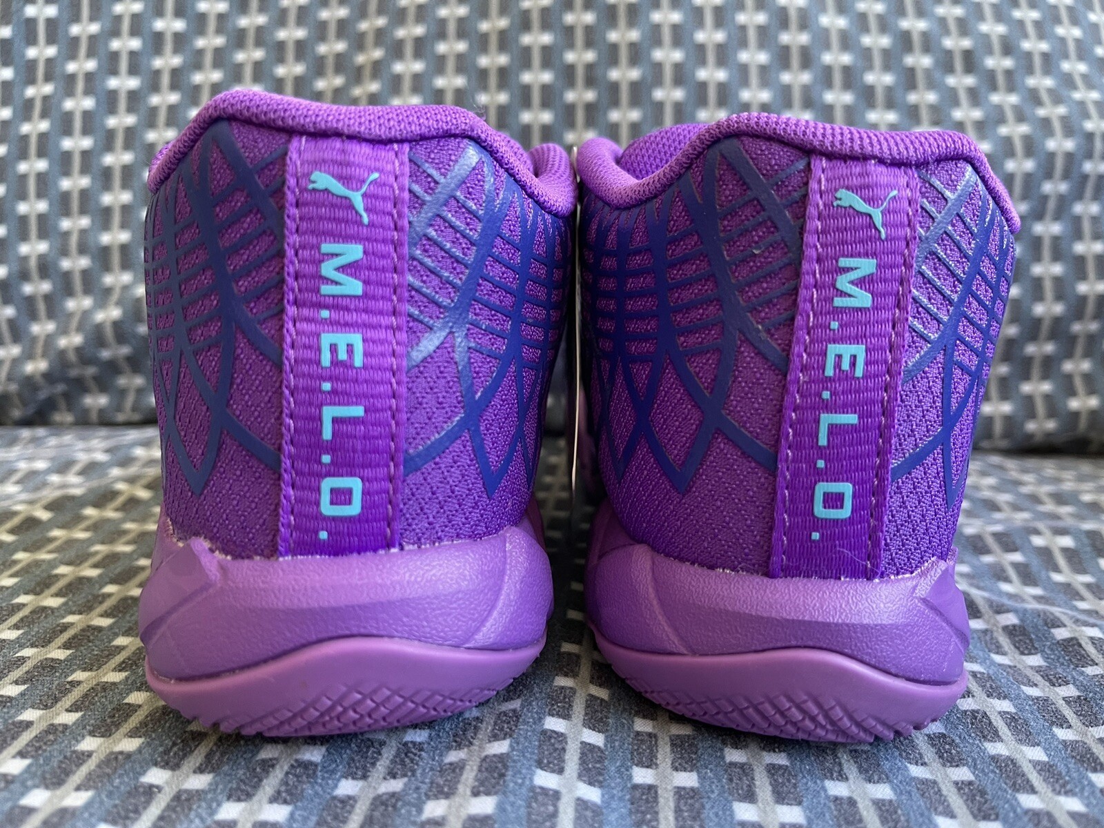Rare Puma MB.01 LaMelo Ball Purple Queen City Baby sz 7c infant 385117 ...