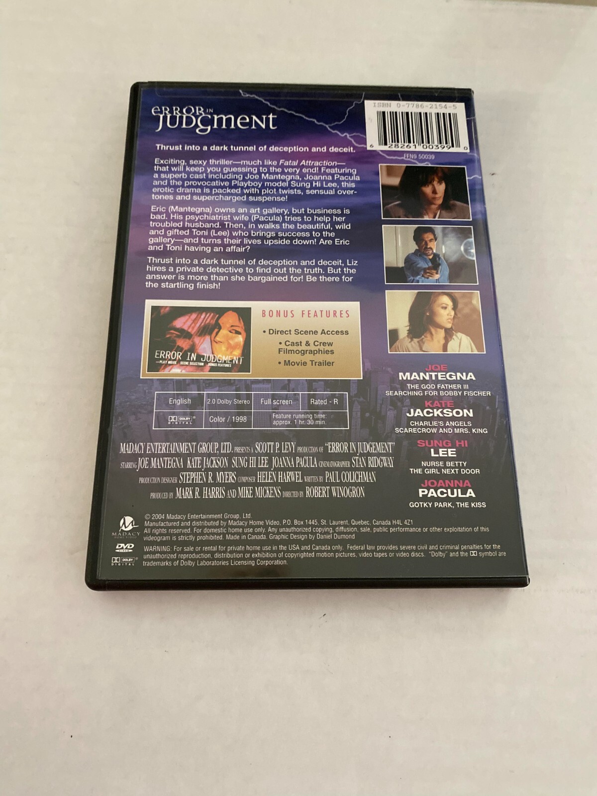 Error In Judgment - DVD Movie Trust into a dark tunnel Sung Hi Lee Kat ...