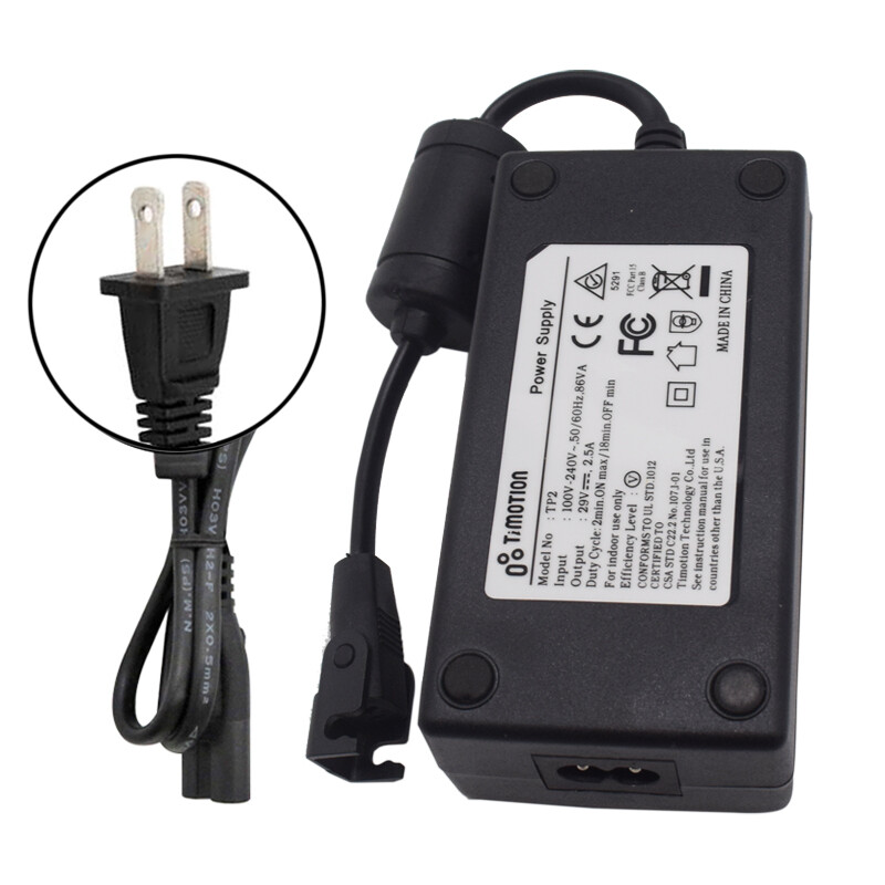 Genuine Timotion AC/DC Adapter Model TP2 Power Supply 29V 2.5A With ...