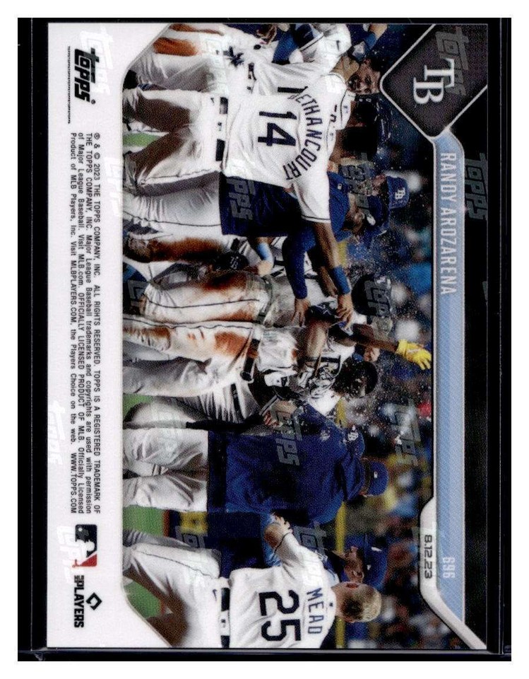 2023 Topps Now #696 Randy Arozarena Blue Parallel Card #d 17/49 | eBay