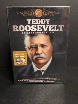 Teddy Roosevelt An Adventurous Life (DVD CD, 2014) History Set ...