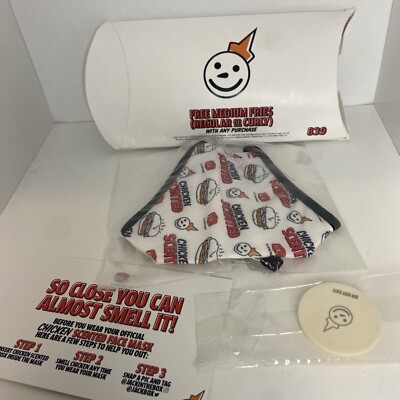 🔥 NEW! Chicken Scented Face Mask - Jack in the Box - RARE! HTF STILL ...