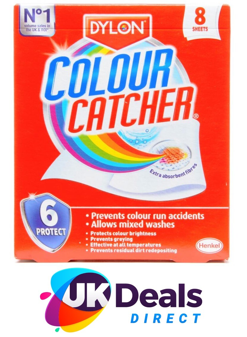 DYLON BRILLIANT WHITE BLACK RENOVATOR COLOUR CATCHER OXI STAIN REMOVER ...