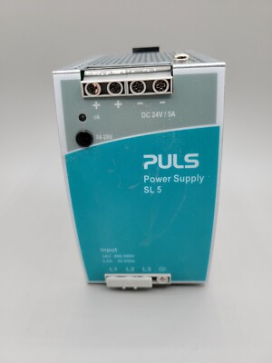 PULS SL5.300 DIN Rail Power Supply 3 Phase System Module PSU 24V 5A ...