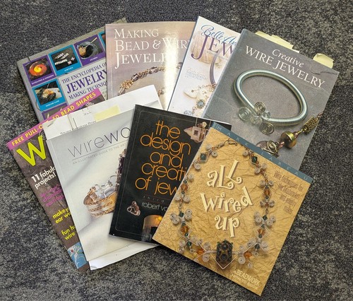 Lot of 8 Jewelry Making Books Wire Design 9780801970672| eBay