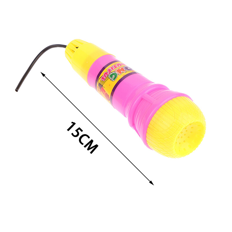 Simulated Microphone Props Multicolor Echo Microphone Toy For Children ...