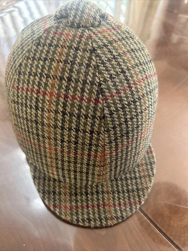 RALPH LAUREN WOOL TARTAN PLAID EQUESTRIAN RIDING HELMET | eBay