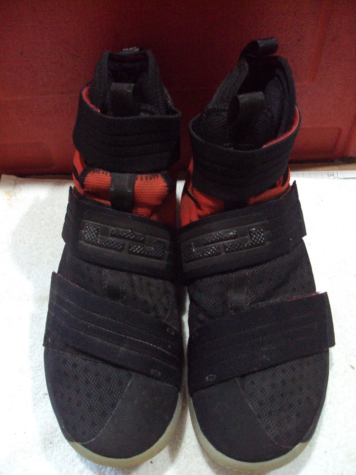 Size 9 - Nike LeBron Soldier 10 SFG Black University Red Size 9 | eBay