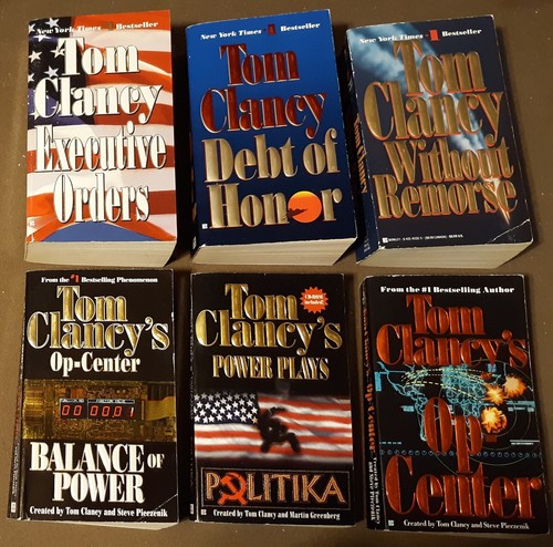 Lot of 6 Fiction Tom Clancy Paperback Books | eBay UK