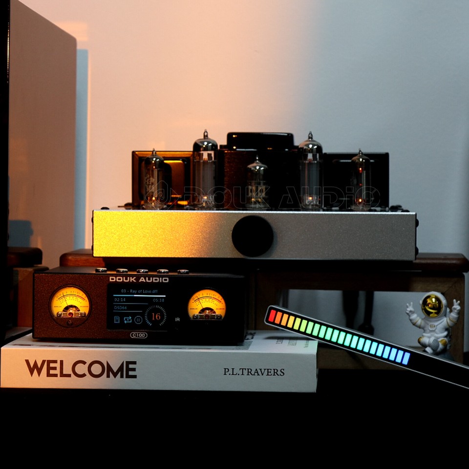 HIFI EL84 Tube Amplifier for Speaker Home Stereo Single-ended Power Amp ...