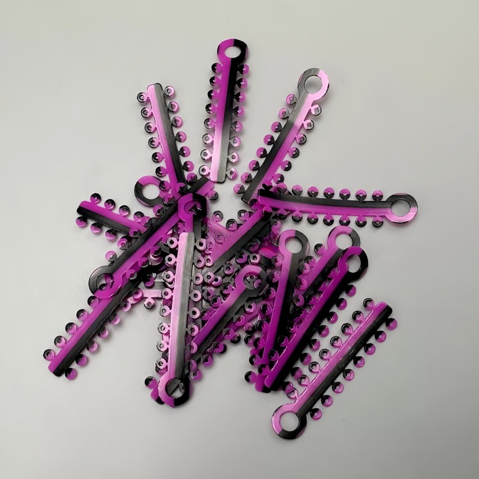 2BagDental Orthodontic Elastic Ligature Ties Colorful Rubber Bands ...