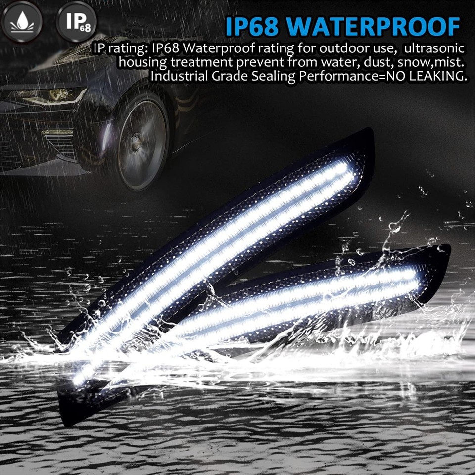 4X LED Side Marker Lights Front Rear Set for Chevy Camaro LS LT SS ZL1 ...