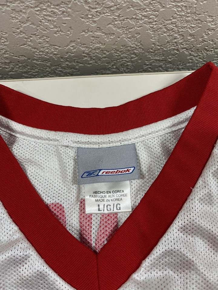 White Reebok Houston Rockets Steve Francis Jersey Men's L Large | eBay