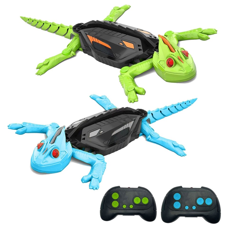 Wall Climbing RC Chameleon Toy for Kids, Rechargeable Remote Control ...