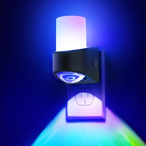 Color Changing Night Lights Plug into Wall 2 Pack, Night Light ...