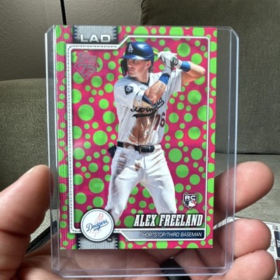Topps 2026 Series 1 Alex Freeland Rookie Green Pink Polka Dots #74 ...