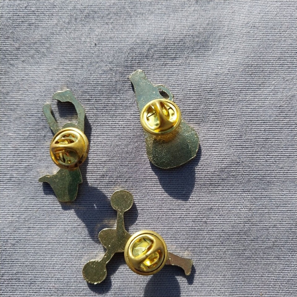 Cheerleading Gold-Toned Varsity Jacket Letter Lapel Pins | eBay