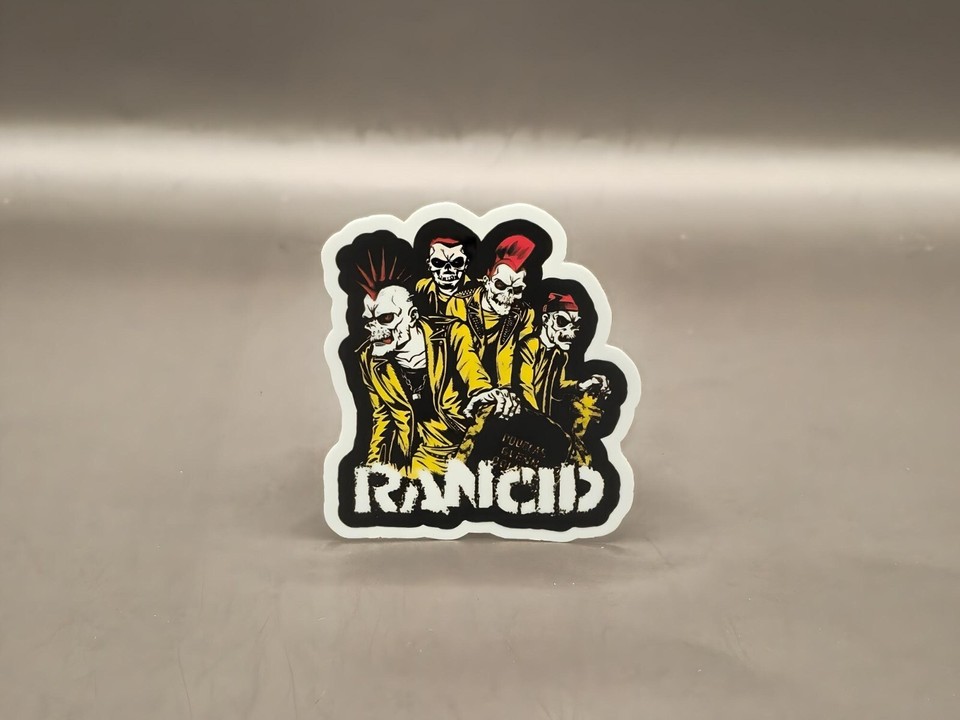 Rancid Stickers Punk Rock Ska Music Band Logo Decals Skull Car Laptop ...