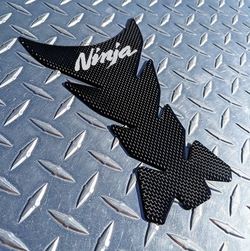 REAL Carbon NINJA Tank Pad 250R 300 400 ZX6 ZX636 ZX7R ZX9 ZX10 ZX12R ...