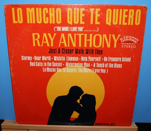 33 LP Vinyl Record Album Ray Anthony "The More I Love You" Ranwood ...