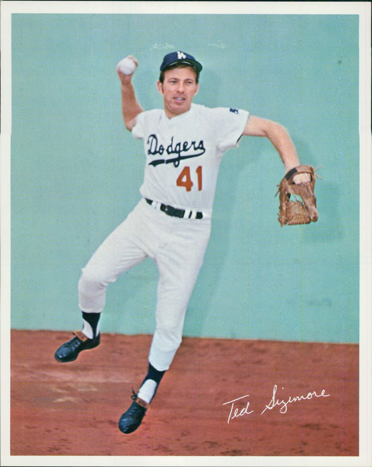 Ted Sizemore Los Angeles Dodgers Unsigned 8x10 Cardstock Photo MLB A ...