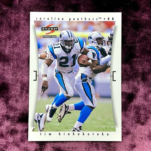 Tim Biakabutuka 1997 Score RC #209 MINT Michigan Legends Panthers ...
