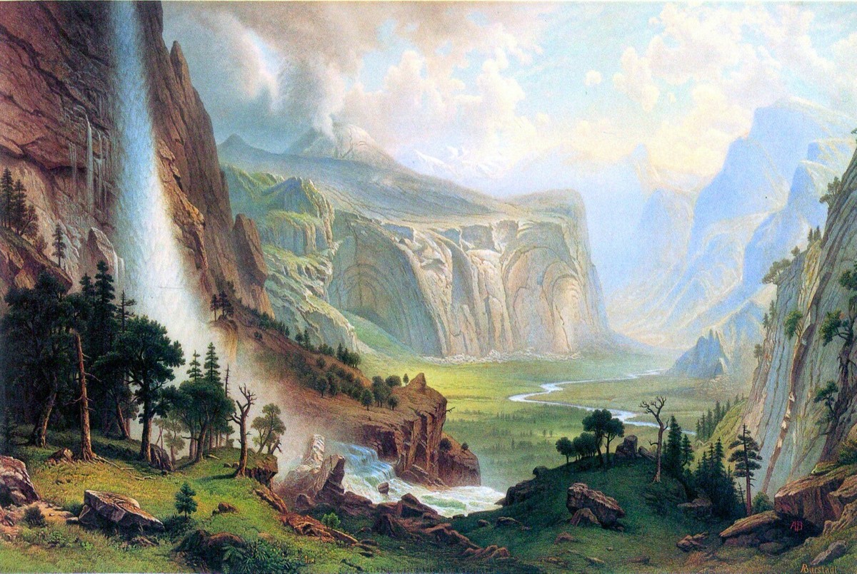 Albert Bierstadt Paintings Albert Bierstadt Painter Of The American