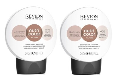 Revlon Nutri Color Filters 240ml 821 Silver Beige Pack of 2 | eBay UK