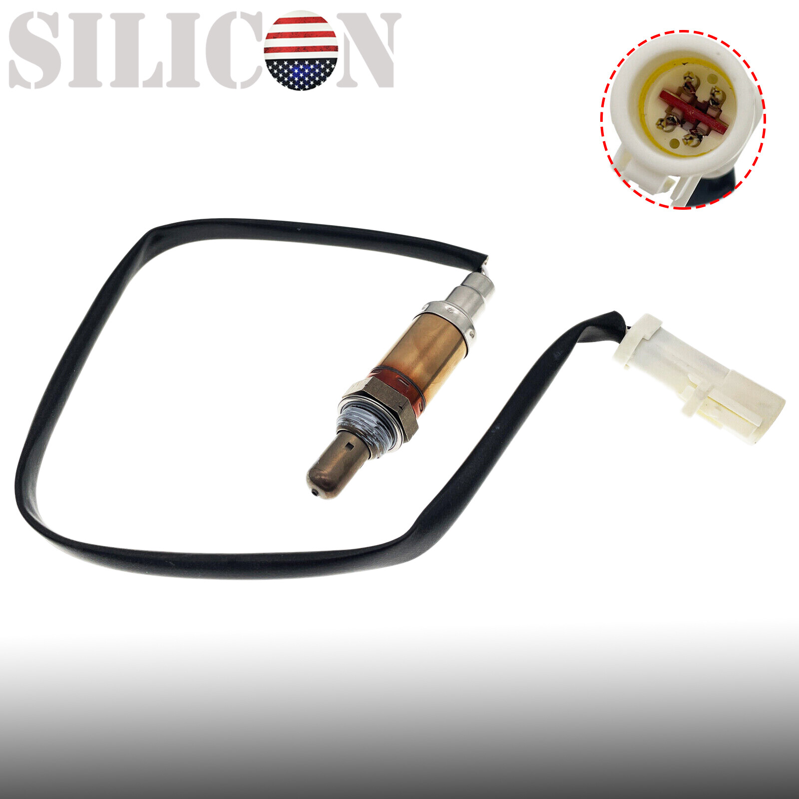 4Pcs New O2 Oxygen Sensor Down/Upstream For 2000-2007 Ford Taurus 3.0L ...