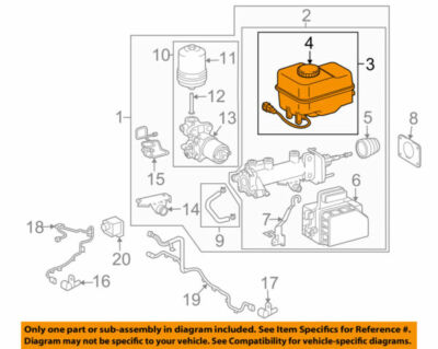 47220-60210 Toyota Reservoir sub-assy, brake master cylinder 4722060210 ...