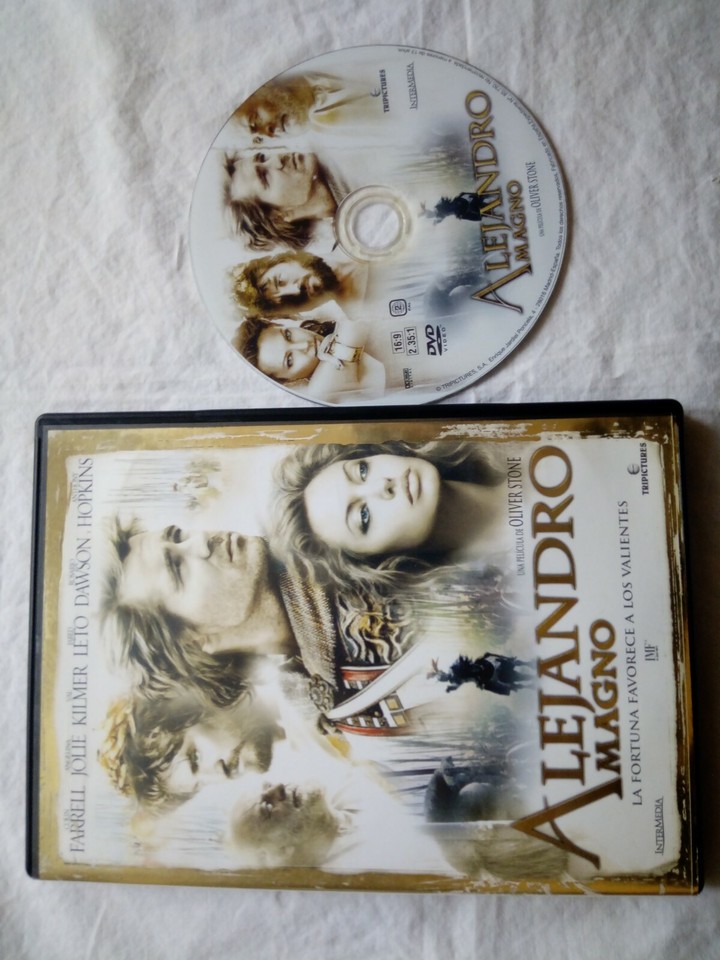 Alexander the Great Film DVD Angelina Jolie,Colin Farrell, Pal Oliver ...