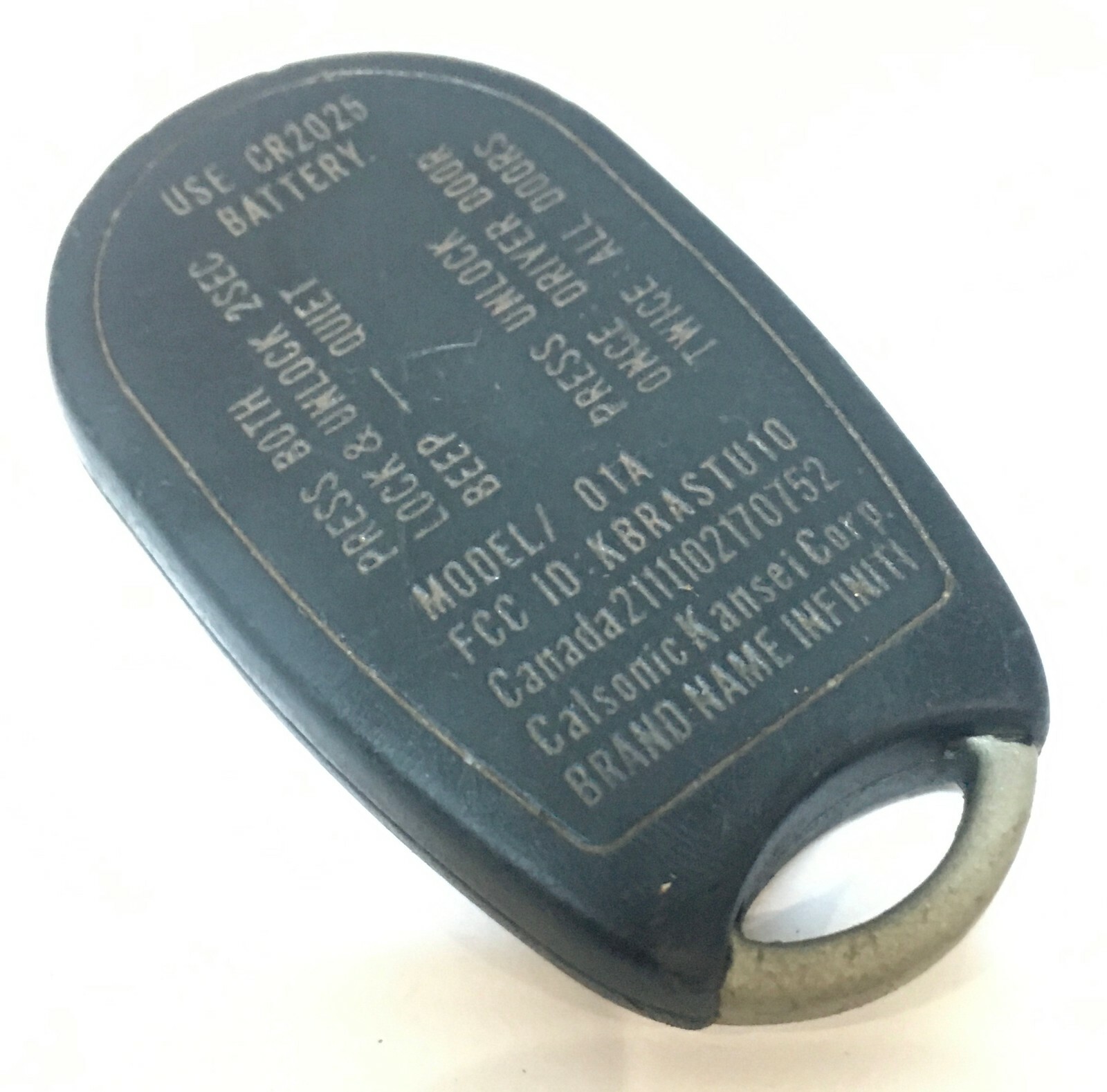 Genuine OEM 2000-2001 INFINITI I30 keyless remote key fob KBRASTU10 ...