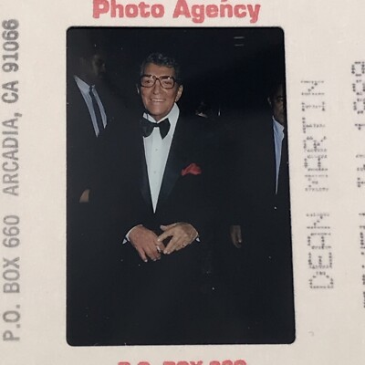 1989 Dean Martin in Tuxedo Celebrity Color Photo Transparency Slide | eBay