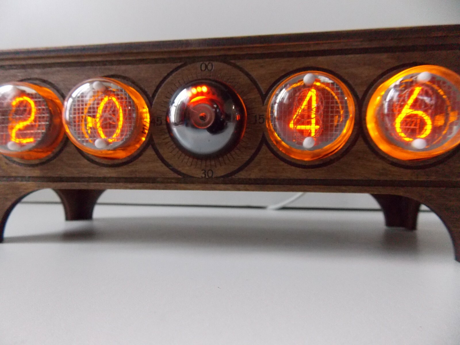Nixie clock tube IN4 DECATRON OG4 table desk retro old vintage clock ...