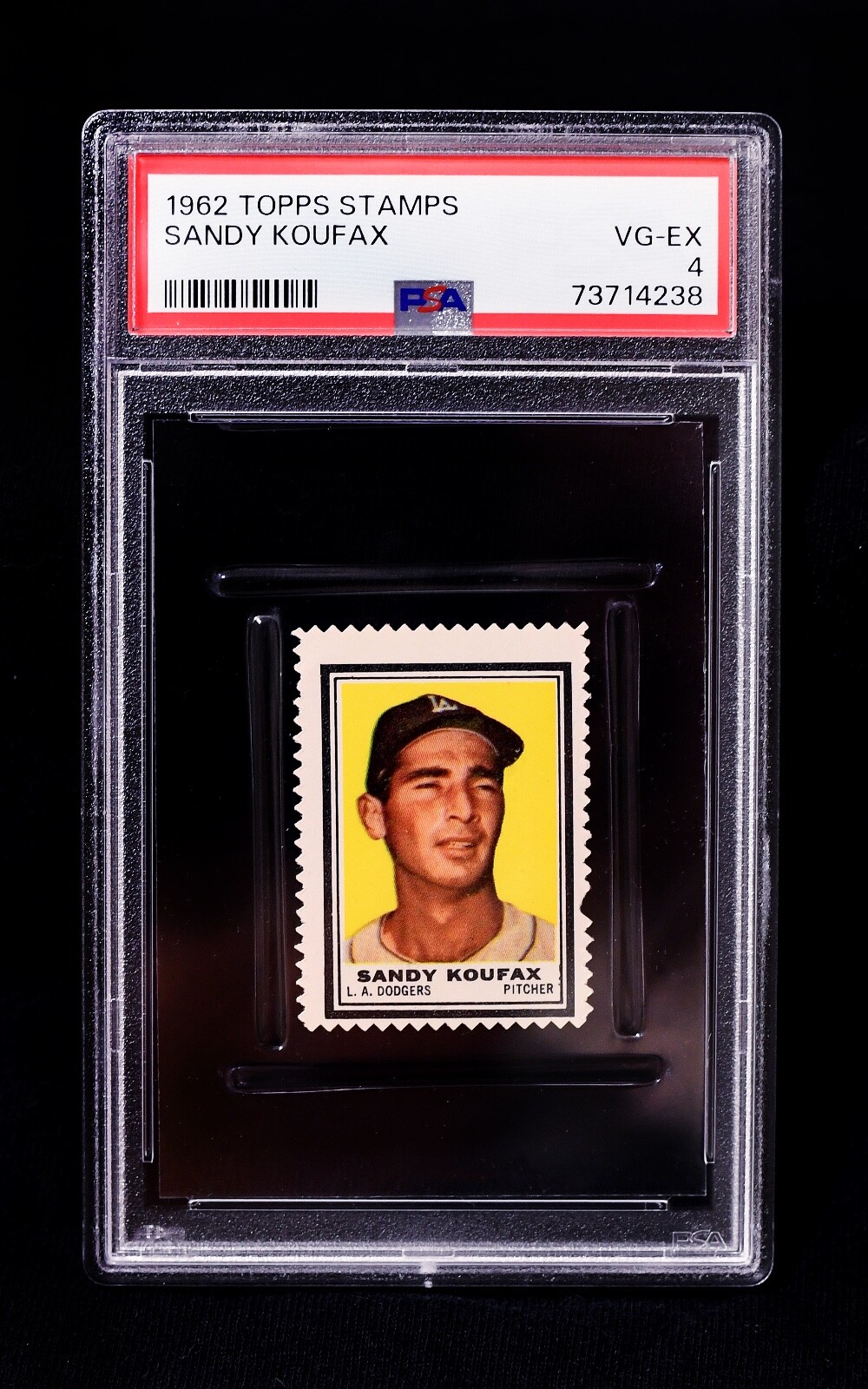 1962 Topps Sandy Koufax Stamp – Graded: PSA 4 | eBay