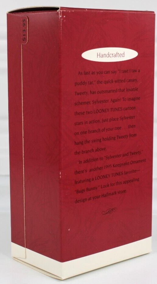 HALLMARK SYLVESTER AND TWEETY BIRD SET OF 2 VINTAGE LOONEY TUNES ...