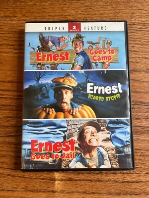 Ernest Goes to Camp/Ernest Scared Stupid/Ernest Goes to Jail (DVD, 2011 ...